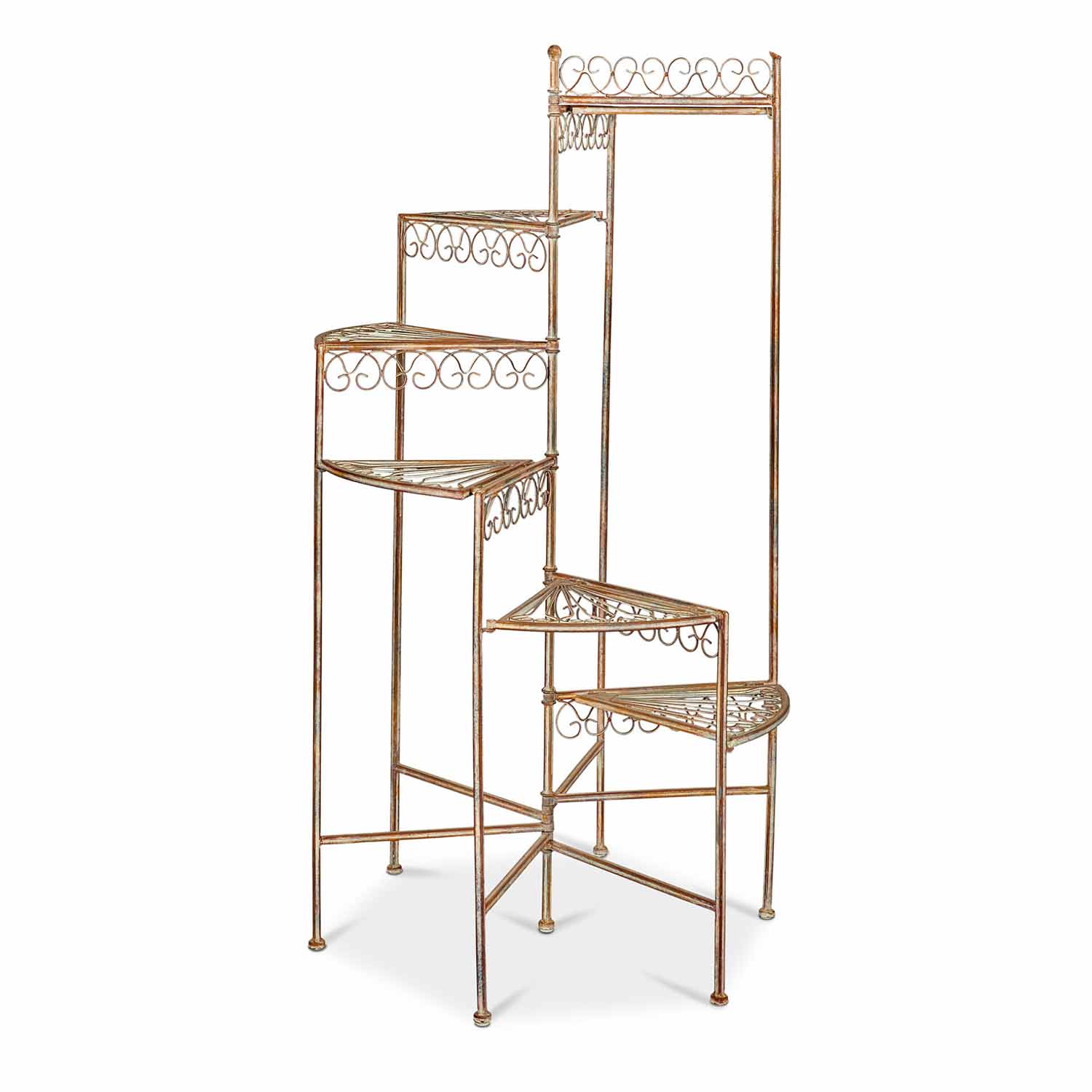 Spiral Stair Plant Stand Vintage Wrought Iorn Spiral Staircase Plant
